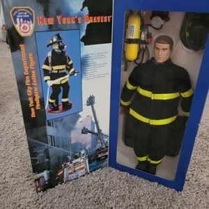 Other | New York City Fire Department Firefighter Action Figure | Poshmark